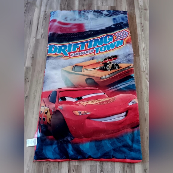 Disney | Bedding | Disney Pixar Cars Lightning Mcqueen Sleeping Bag ...